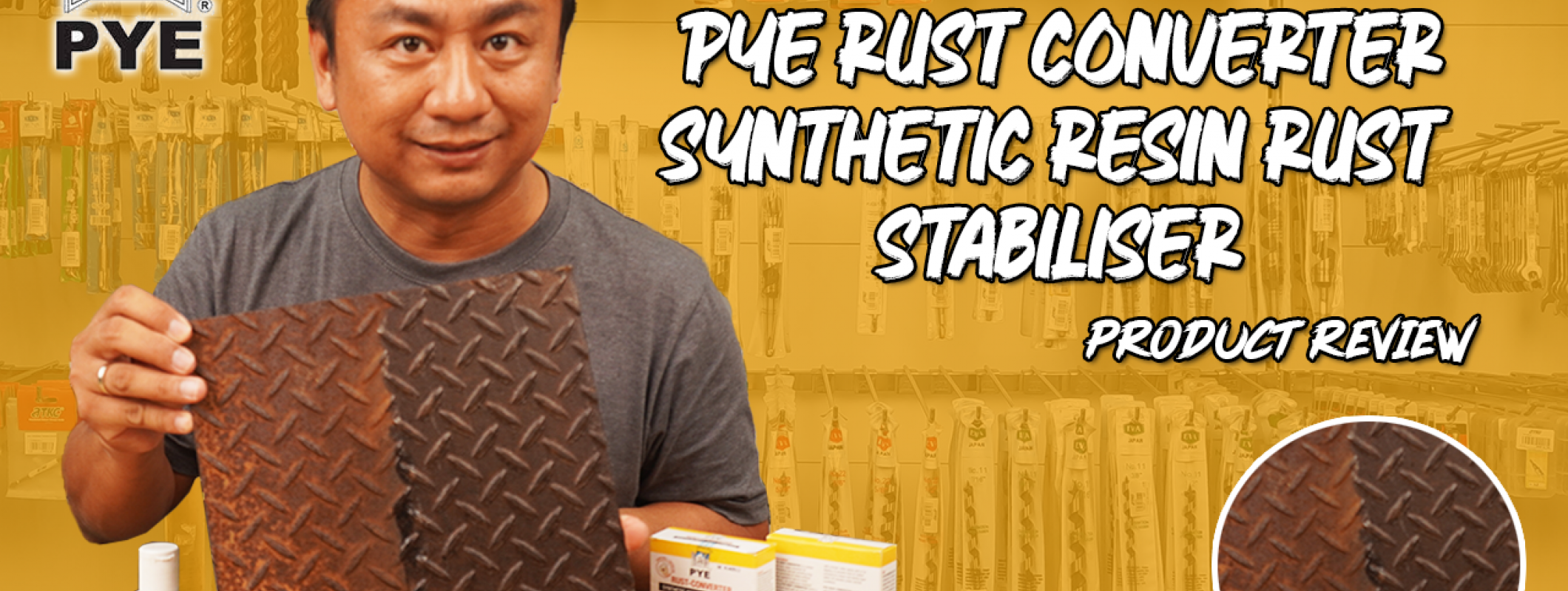Product Review | PYE Rust Converter Synthetic Resin Rust Stabilizer