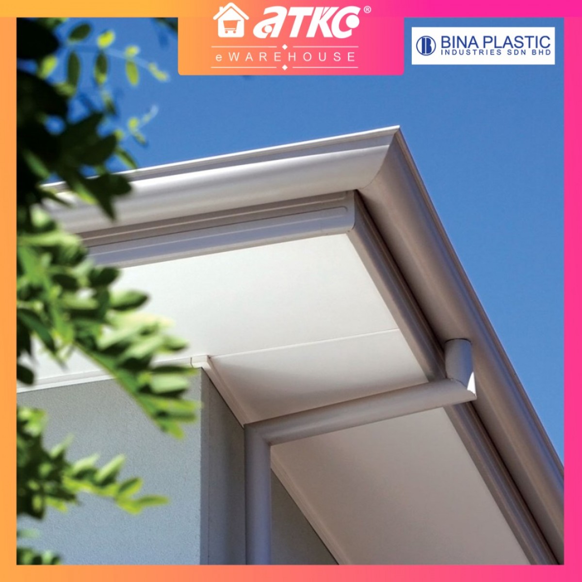 [SIRIM] Bina Plastic UPVC Rainwater Downpipe Normal Duty 82MM/ 110MM ...