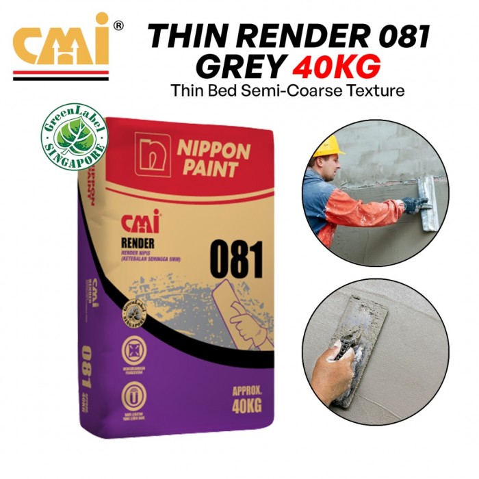 CMI 081 Thin Render High Quality Polymer Modified Cement-Sand Plaster ...