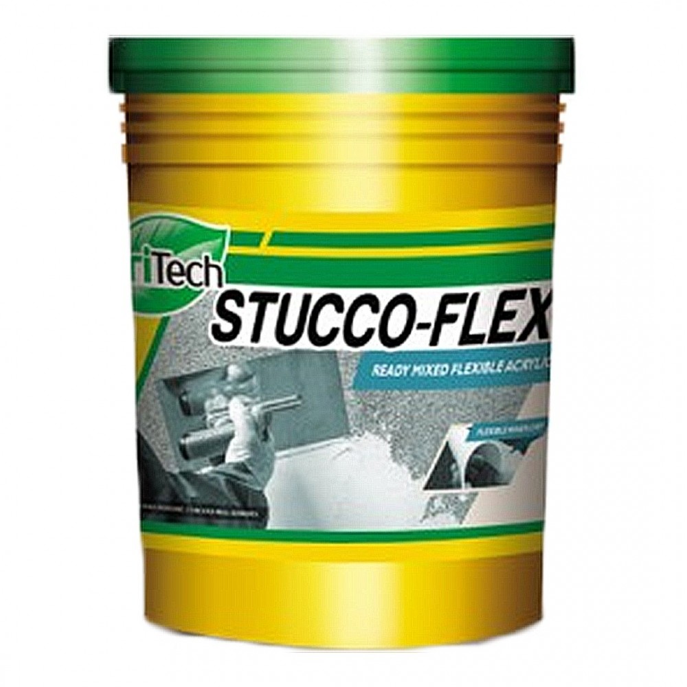 Dritech Stucco-Flex+ Flexible Acrylic Based Wall Finish Coat 5KG (Fine)