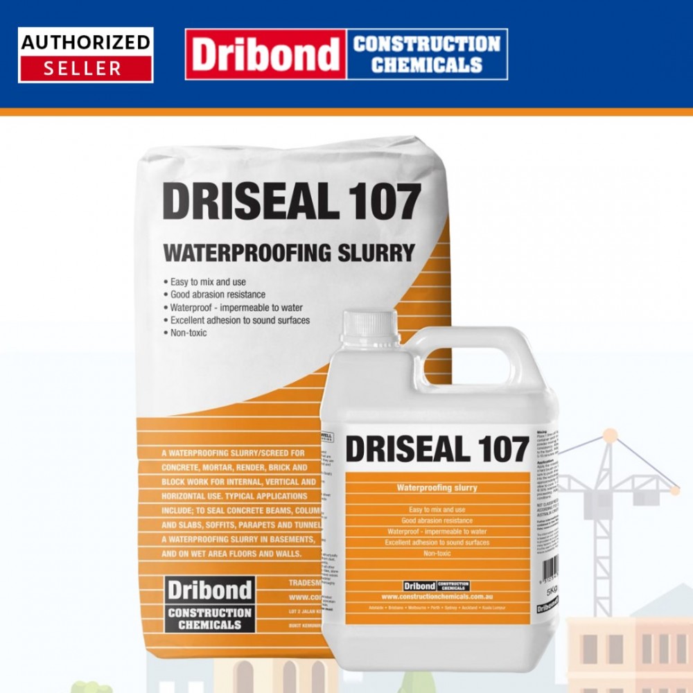 Dribond Driseal 107 Waterproofing Slurry 5L (Liquid)