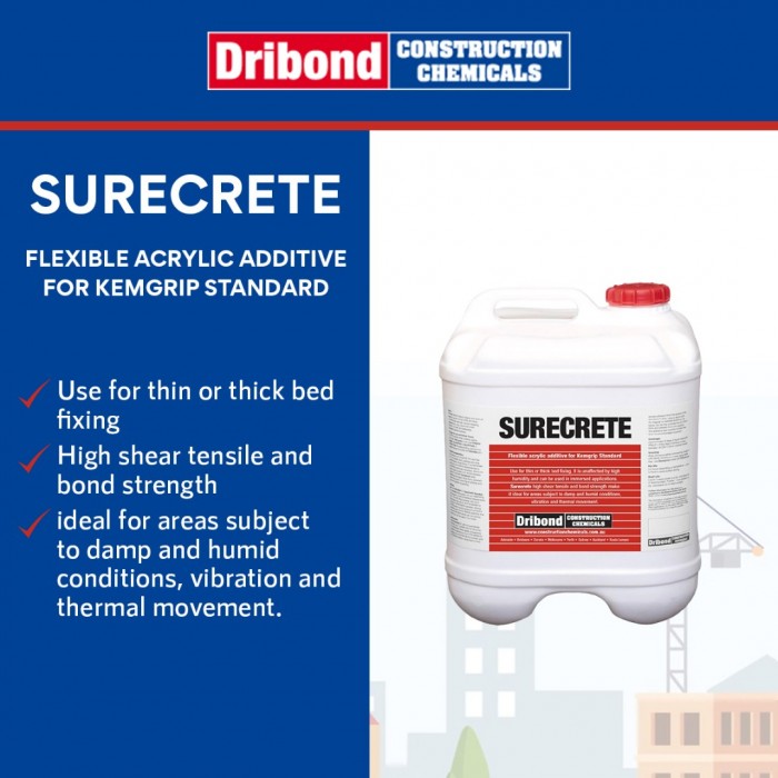 Dribond Surecrete Flexible Acrylic Additive For Kemgrip Standard 20L ...