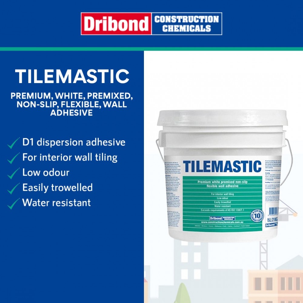 Dribond Tilemastic Premium White Premixed Non-Slip Flexible Wall ...