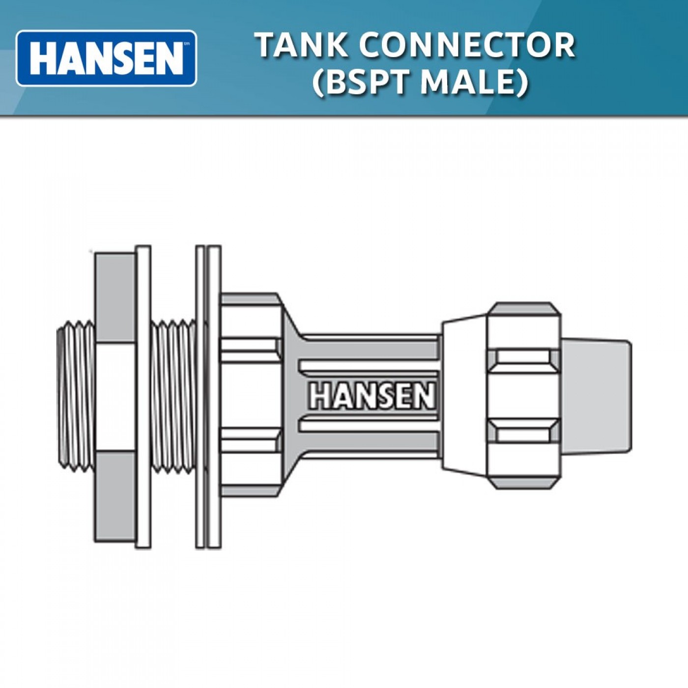 Hansen Fittings HEE25 45° Equal Elbow