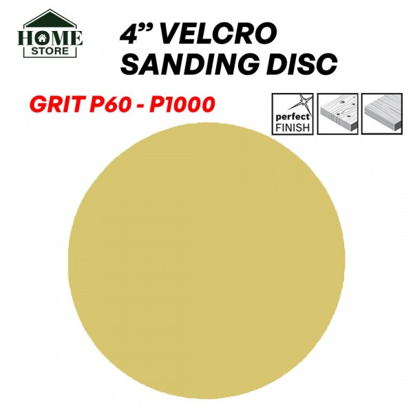 1PC Home Store Aluminium Oxide Velcro Sanding Disc Grit Size P60-P1000 ...