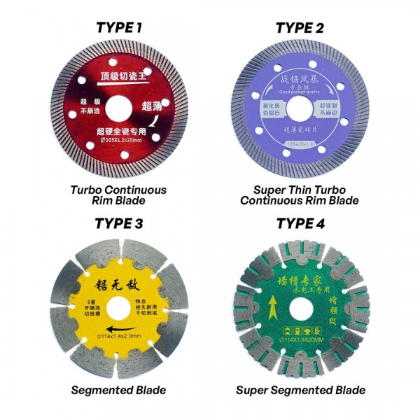 Home Store ''Yinxi'' Diamond Cutting Disc Turbo Continuous Rim Blade ...