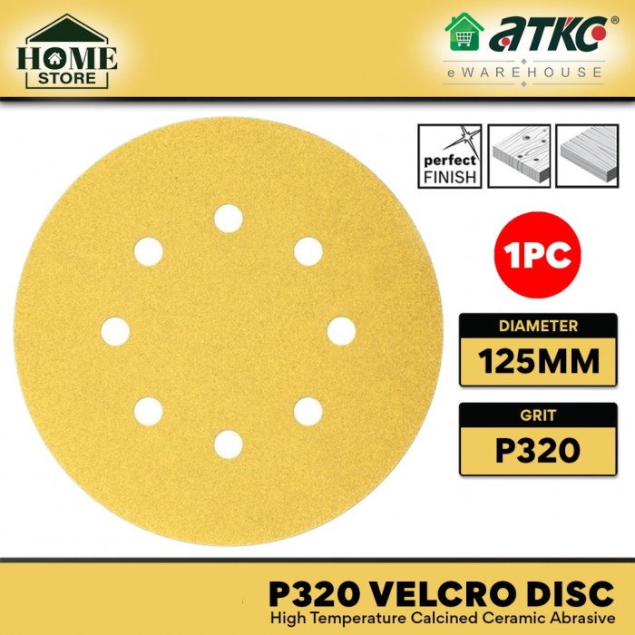 Home Store P320 High-Temperature Calcined Ceramic Abrasive Velcro ...