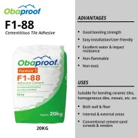 Obaproof Skim Coat 168 Finish 25KG (White/Grey)