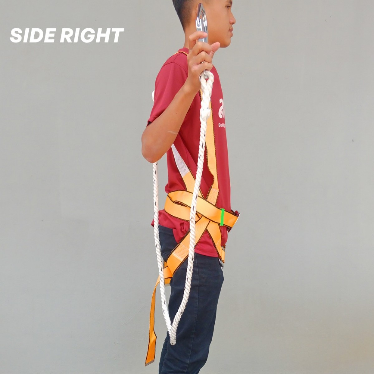 Selamat SH1011 Full Body Safety Harness With Single Lanyard & Large Hook