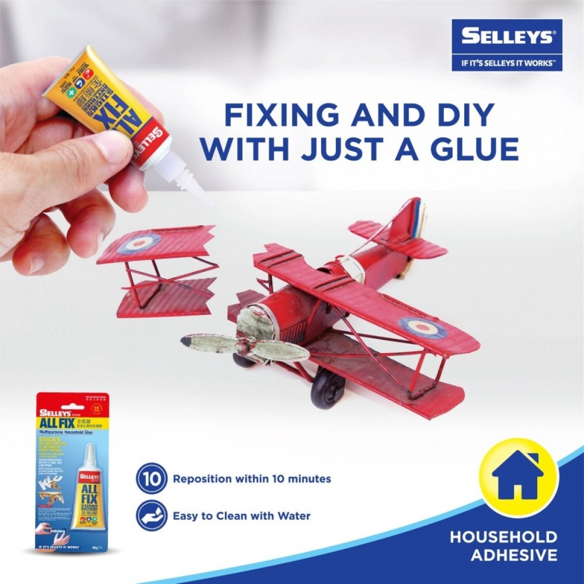 Selleys All Fix Multipurpose Household Glue 80G