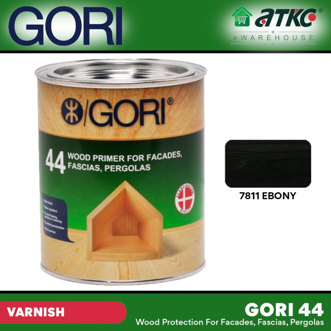 Gori 44 Wood Primer for Facades, Fascias, Pergolas 5L