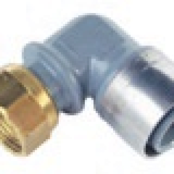 Buteline Fittings Female Bend 18MM x 1/2" (PB) EF242