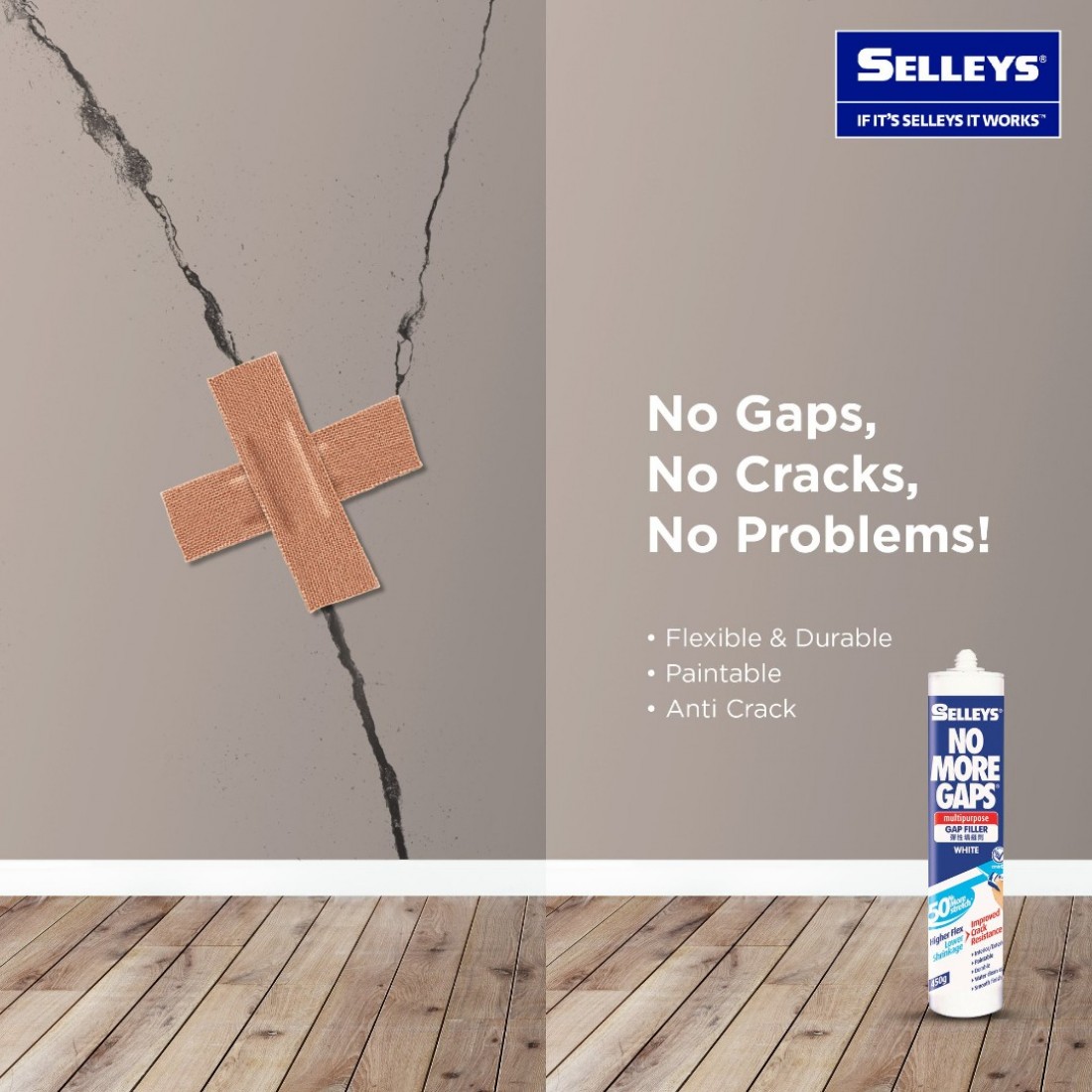 Selleys No More Gaps Multipurpose Gap Filler 320g/380g