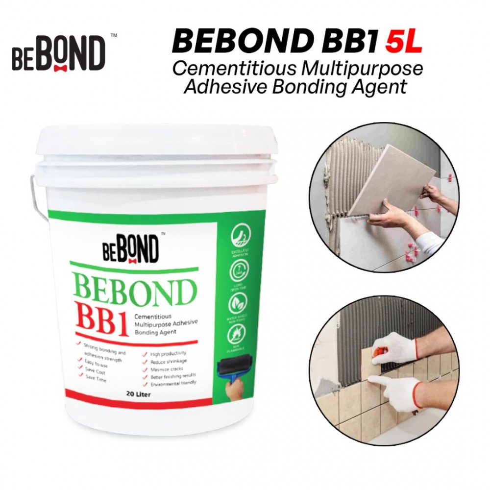Bebond BB1 Cementitious Multipurpose Adhesive Bonding Agent 5L