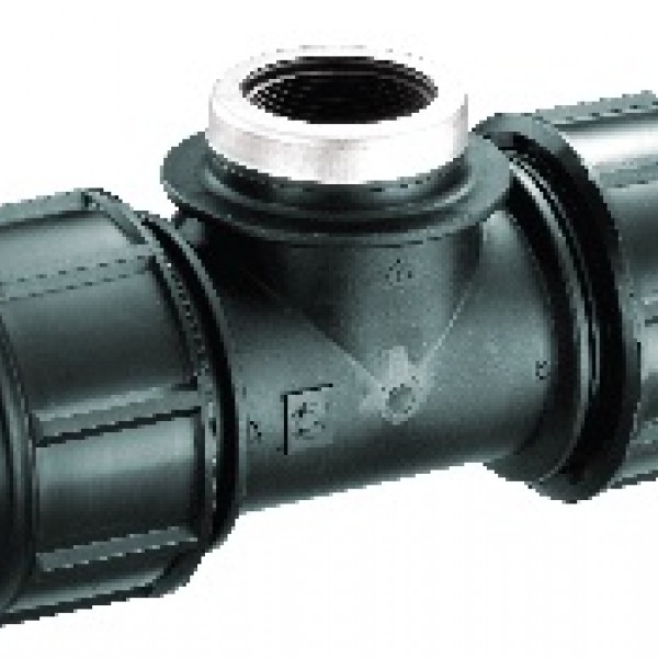 HDPE Poly Fittings Female Tee 20mm x 3/4"