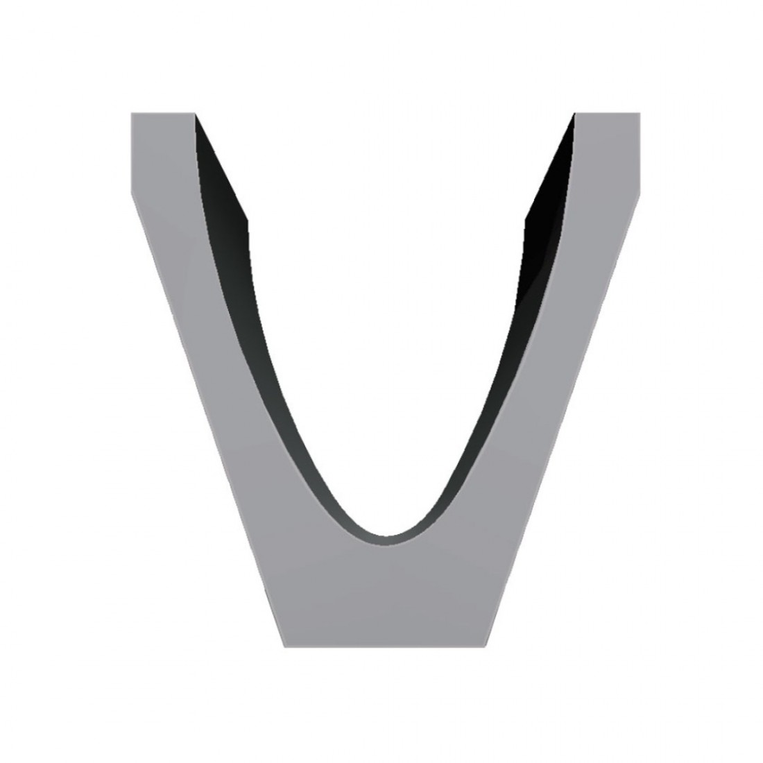 Precast Concrete V Block Drain 18'' (W) x 18'' (H) x 24'' (L) x 2.5 ...