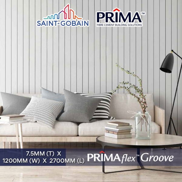 Saint-Gobain Prima Flex Groove 7.5MM (T) x 1200MM (W) x 2700MM (L)