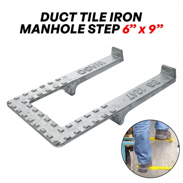 Ductile Iron Manhole Step 6'' (W) x 9'' (L)