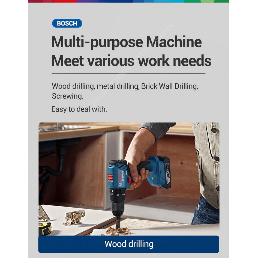 Bosch GSB 185-LI Cordless Brushless Impact Drill 18V 2.0Ah (06019K31L2)