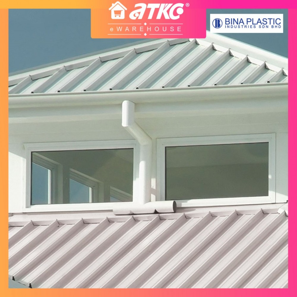 [SIRIM] Bina Plastic UPVC Rainwater Downpipe Normal Duty 82MM/ 110MM ...