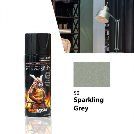 Samurai Paint Metallic Colour 50 Sparkling Grey 400ML