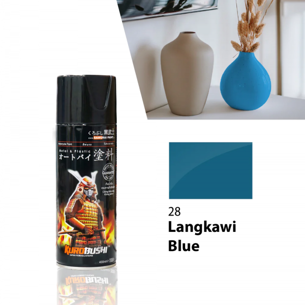 Samurai Paint Standard Colour 28 Langkawi Blue 400ML