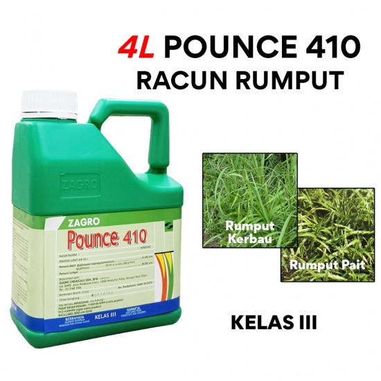 4L Pounce 410 Racun Rumput/Racun Rumpai (Kelas III)