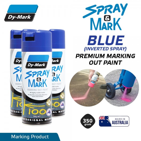 Dy-Mark Spray & Mark Premium Marking Out Paint Inverted Spray 350G (1PC)