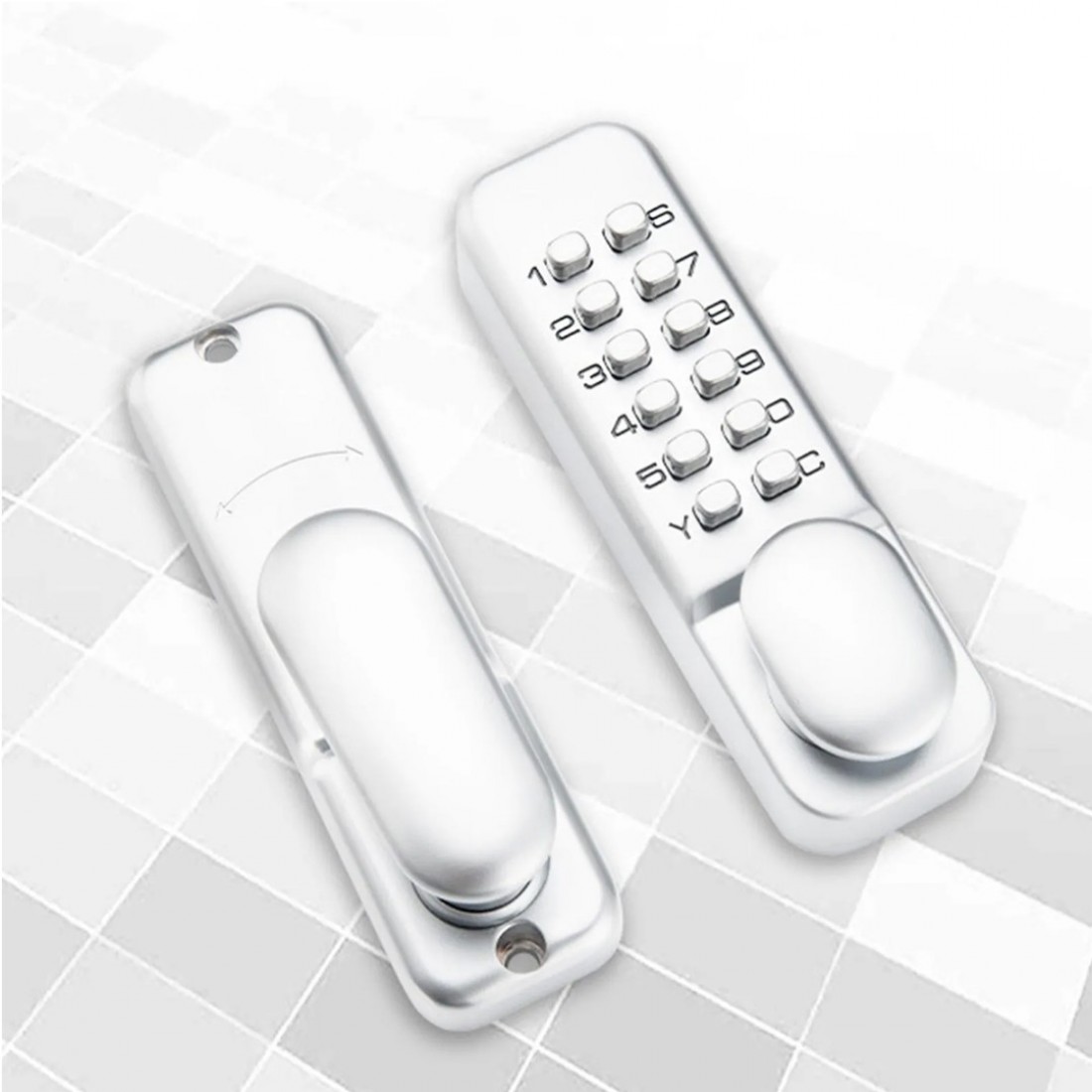 Home Store #201 Push Button Lock Keyless Entry Door Lock With Keypad ...