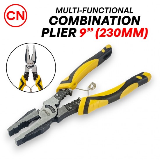 CN Multi-Functional Combination Plier With Wire Stripper 9'' (230MM)