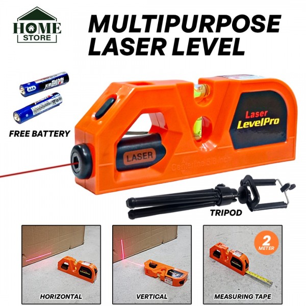 Home Store LL601 Laser LevelPro Multipurpose Laser Level, 3-Way Level ...