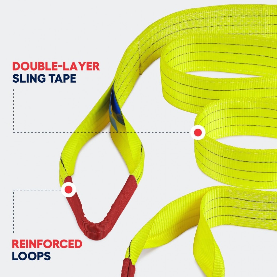 Selamat Polyester Flat Webbing Lifting Sling 75MM (W) x 3 TON x 3M (L ...
