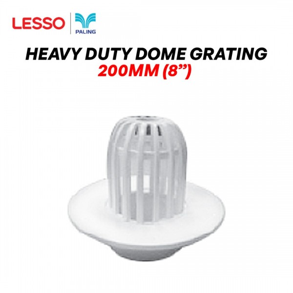 Lesso UPVC Heavy Duty Dome Grating 8'' (200MM)