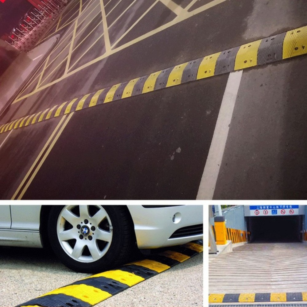 Rugaval 1000B Heavy Duty Premium Rubber Speed Bump X-Type 50MM (T) x ...