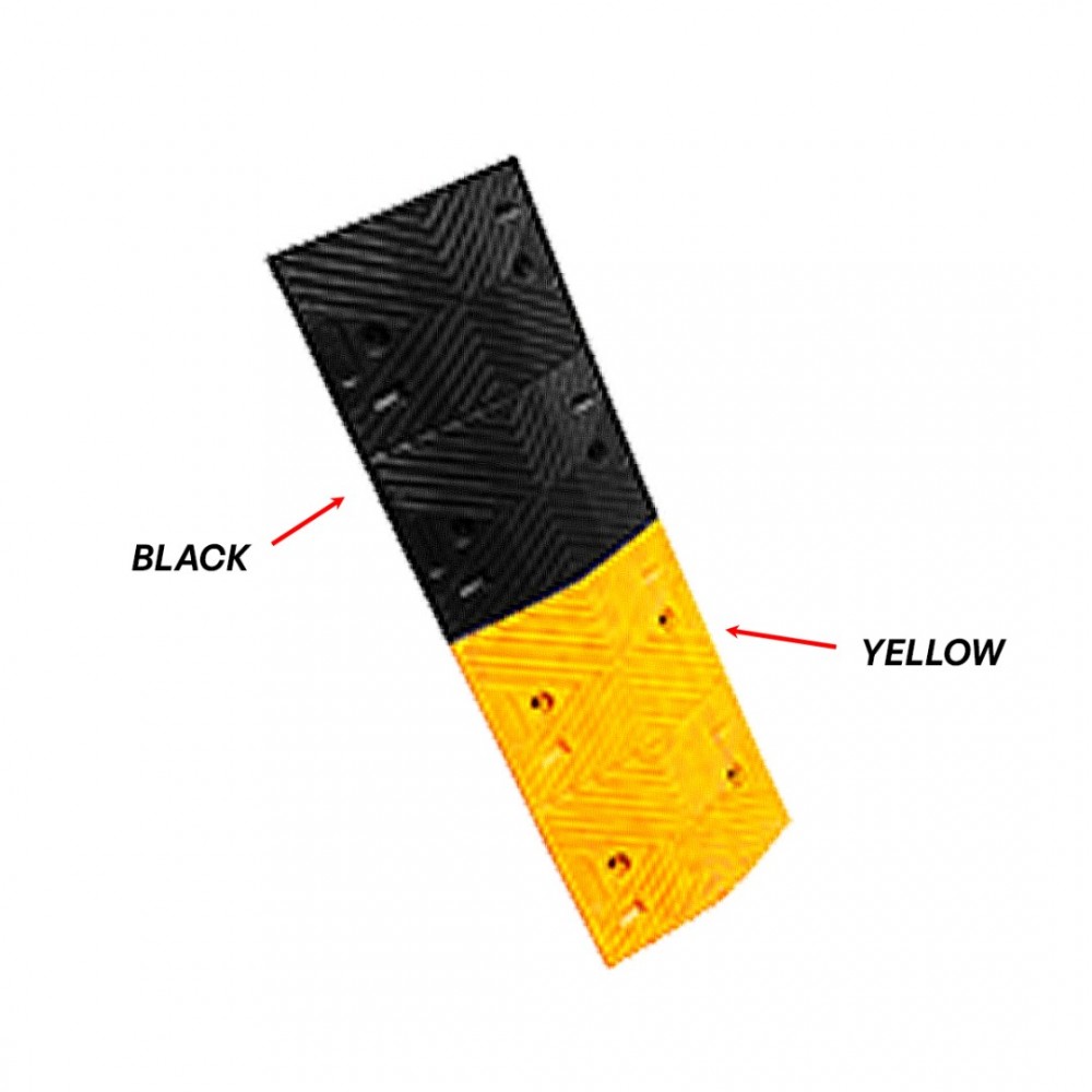 Rugaval 1000C Heavy Duty Premium Rubber Speed Bump X-Type 50MM (T) x ...