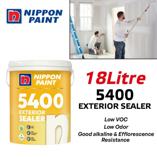 Nippon Paint 5400 Exterior Wall Sealer Water-Based 18L