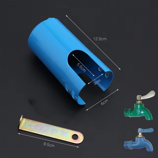 Faucet/ Meter/ Water Tap Cover Lock System (Blue)