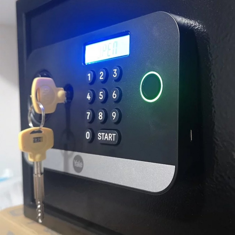 Yale Stellar 250/DB2 Biometric Safe Compact Fingerprint, PIN access ...