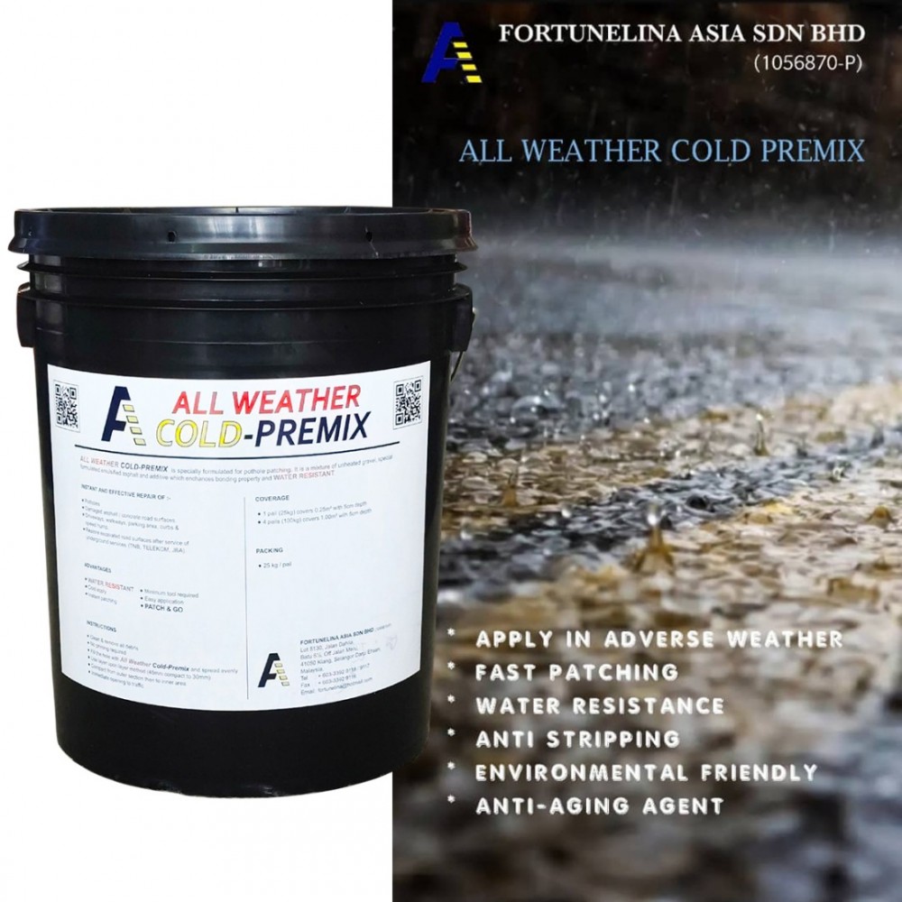 A Cold Premix 25KG/BAG / All Weather Cold Premix 25KG/PAIL