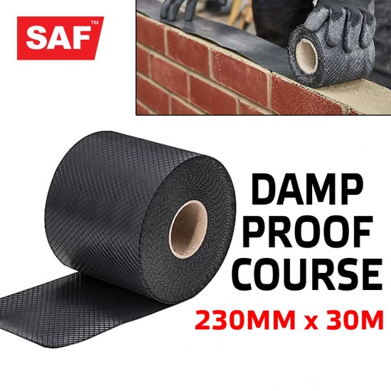 SAF Damp Proof Course Membrane 9'' 230MM (W) x 30M (L)