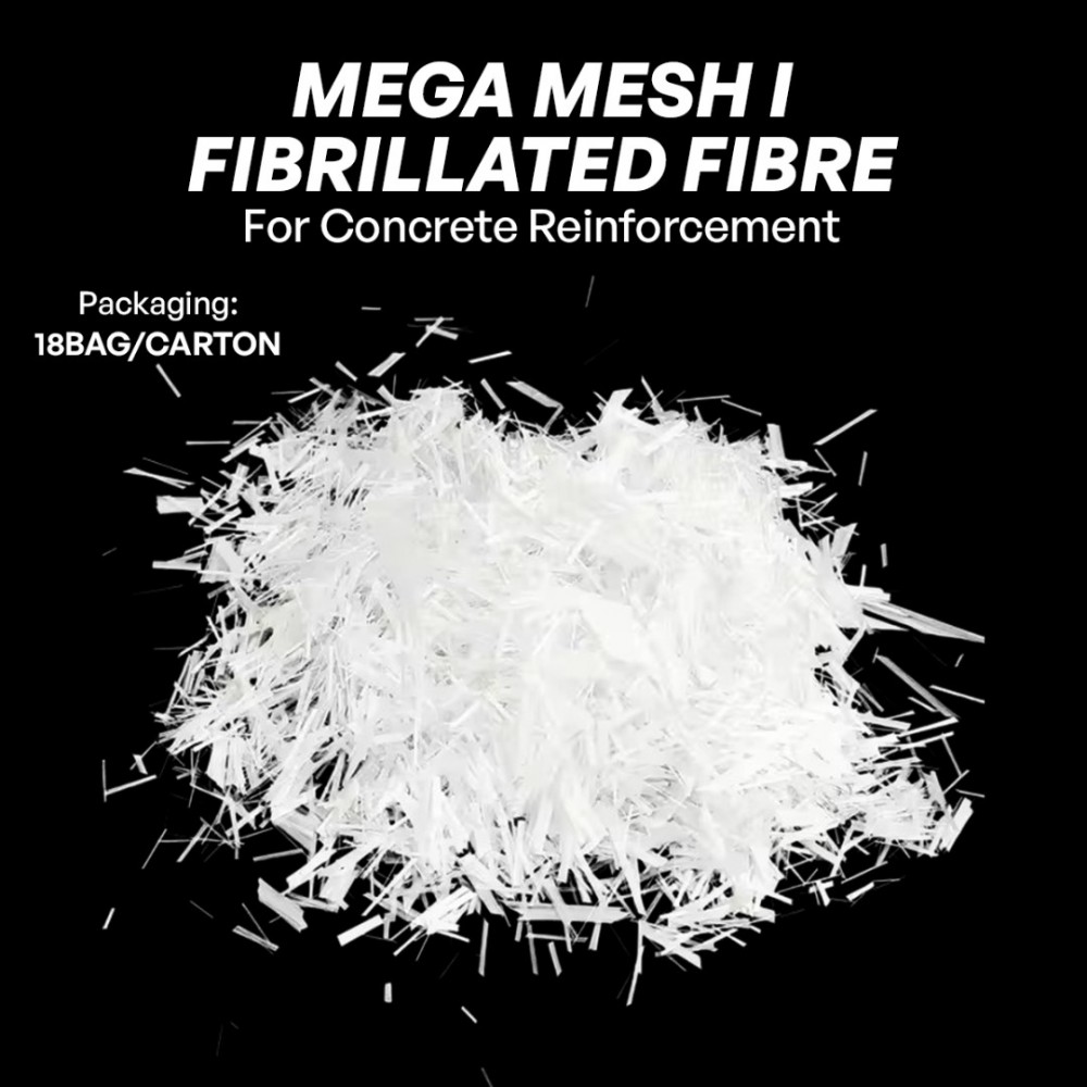 MEGA MESH I Homo Fibrillated 100% Virgin Polypropylene Fibre For ...