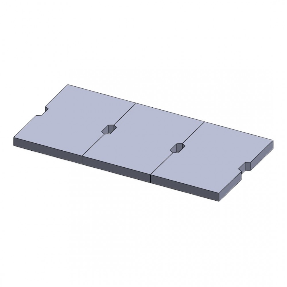 Home Store Precast Compress Slab Full Flat Surface With Hand Slot 600MM ...