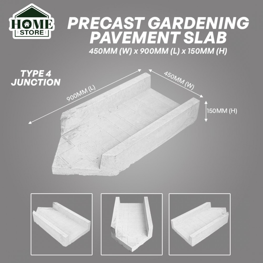 Home Store Type 4 Junction Precast Vegetable Gardening Pavement Slab ...