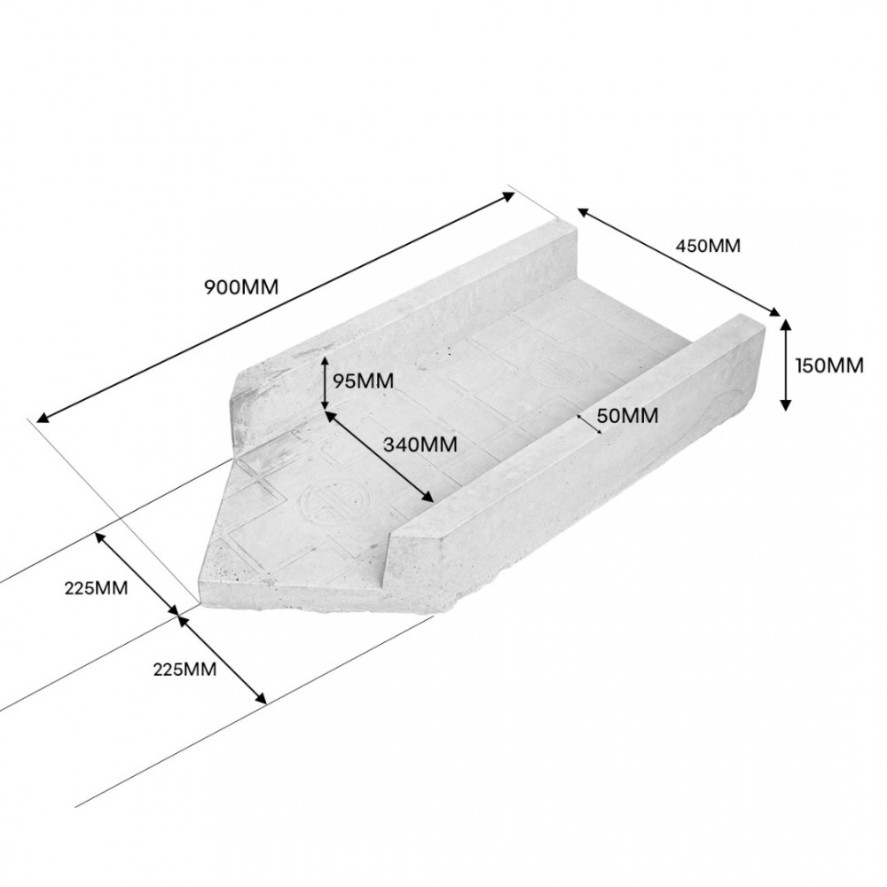 Home Store Type 4 Junction Precast Vegetable Gardening Pavement Slab ...