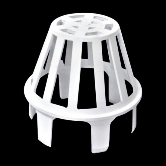 Middy RWDP100 UPVC Rain Water Down Pipe Fittings - Debris Grating 4''