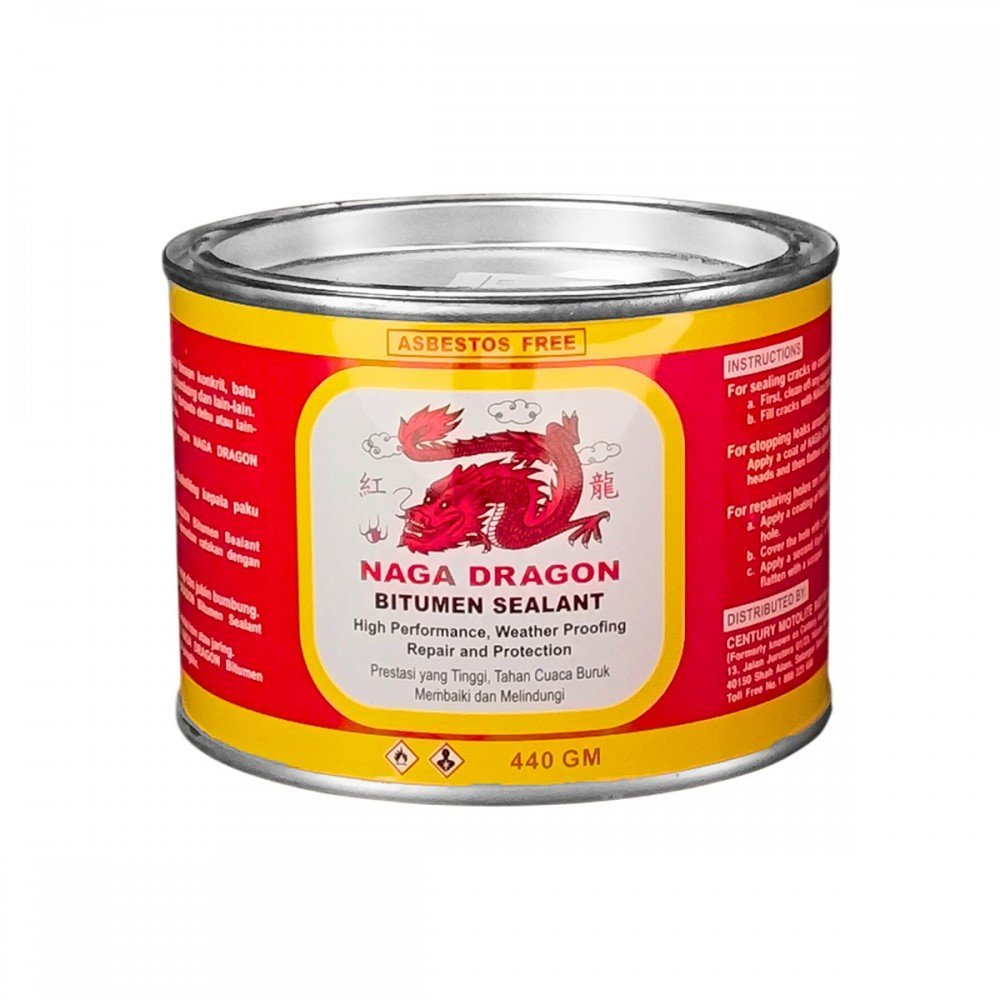Naga Dragon Bitumen Sealant Sealing Compound 300G/ 440G/ 2.5KG (Black)