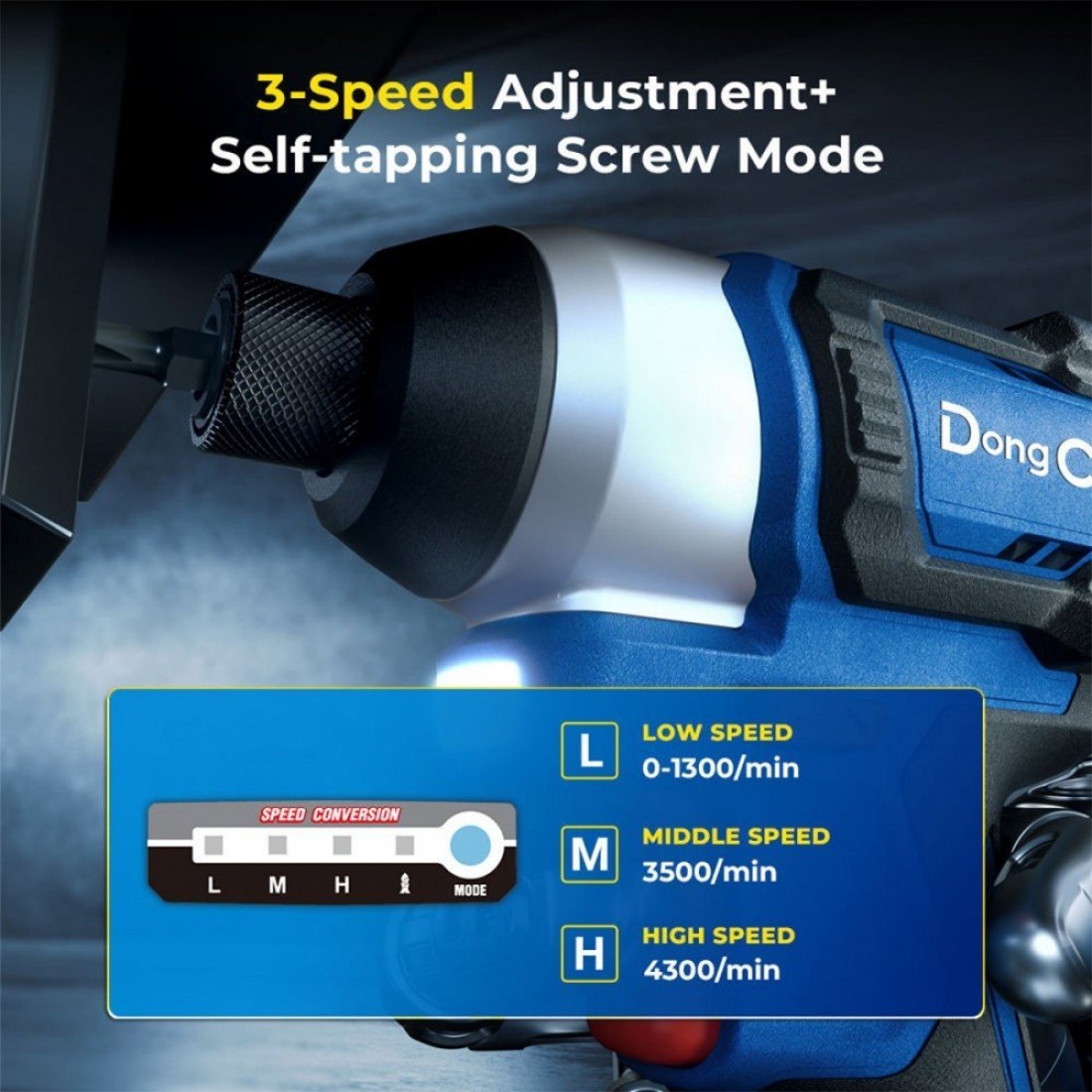 DongCheng DCKIT48AM Cordless Brushless Combo Kit DCPL165 Impact Driver ...