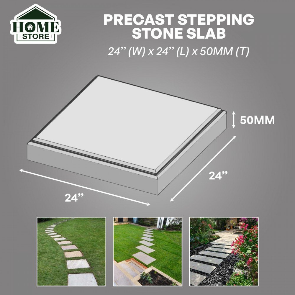 Home Store Precast Stepping Stone Slab With Reinforcement Y10CQ Steel ...