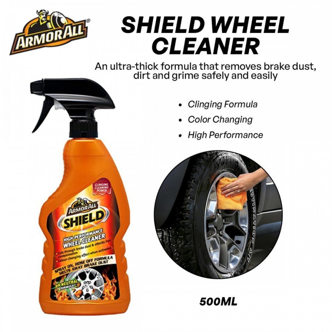 Armor All Shield High-Performance Wheel Cleaner 500ML
