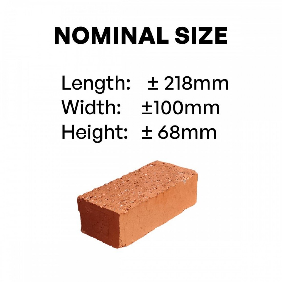HB Common Clay Brick (720PCS/PALLET)